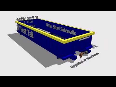 GorillaCans.com 20 Cubic Yard Roll off Spec Walkthrough