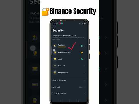 How to add passkey in Binance || Binance security setting ||