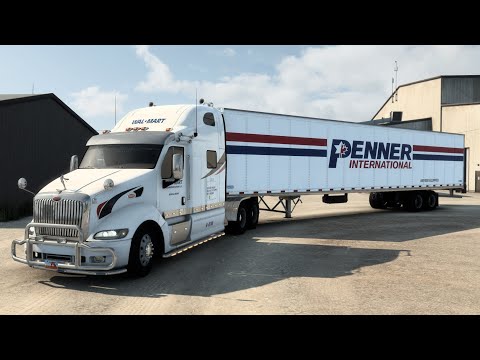 American Truck Simulator 2023 1.47 Texas Free combo Peterbilt 387 /Stoughton Z-Plate 1440p