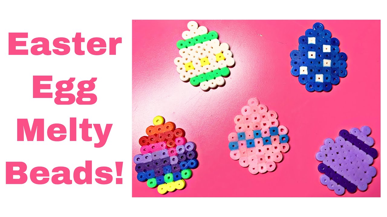 How To Make Easter Egg MELTY BEADS From A Square Template