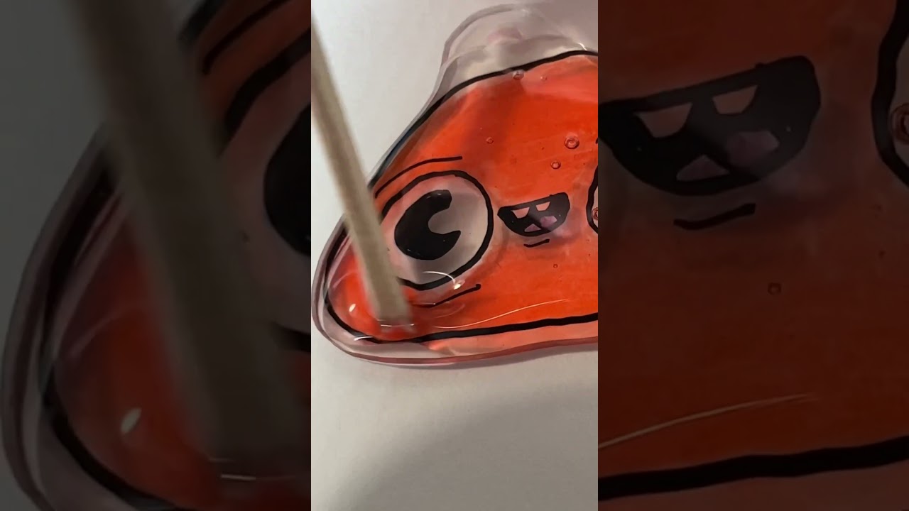 Shrinky Dink Keychain #blob #keychain #shrinkydinks #shrinking