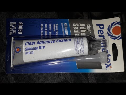 permatex clear adhesive sealant