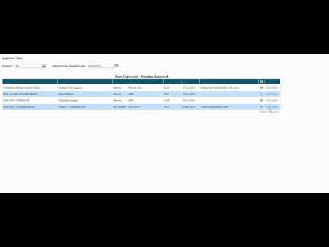 Timesheet Approval