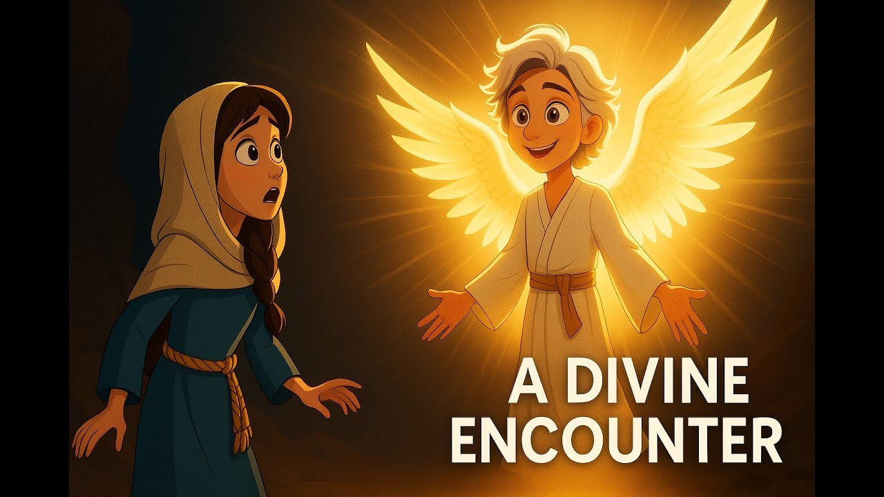 Mary and the Angel's Visit | Gospel of Luke Episode 1 | Bible Stories for Kids