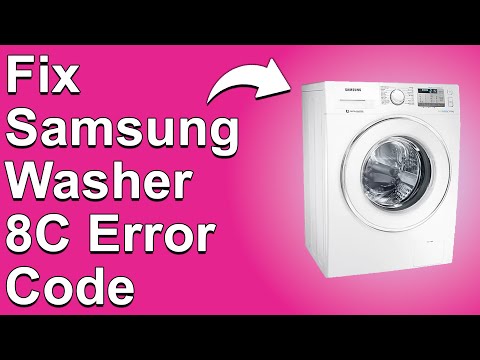 How To Fix The Samsung Washer 8C Error Code - Meaning, Causes, & Solutions (Simple Guide)