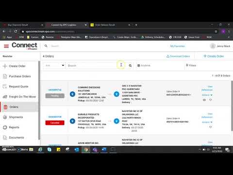 XPO Connect - How to cancel a pickup order