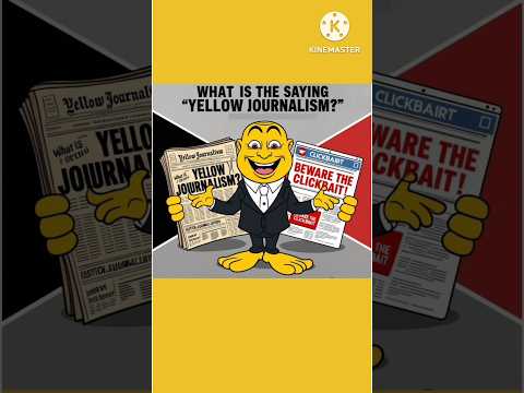 📰 What Does the Saying "Yellow Journalism" Mean? #idioms #english #shorts #short #viral #shortvideo