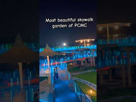 First skywalk garden of PCMC #atalbiharivajpayee #gulabisadi #garden #pcmc #pune #punekar #ytshort