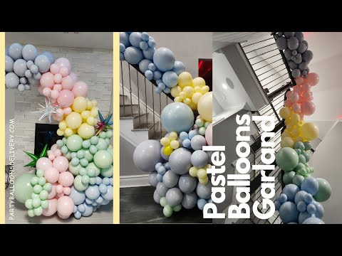 Pastel Balloons Garland for Baby Shower, Birthday, Wedding, and Event Balloon Garland | Balloonslane
