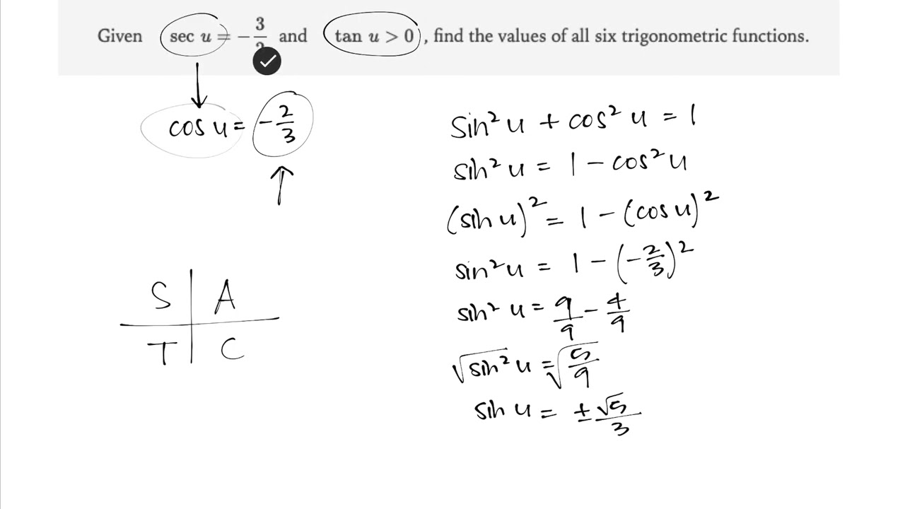 5.1 Example 1 – Using Identities to Evaluate Trig Functions