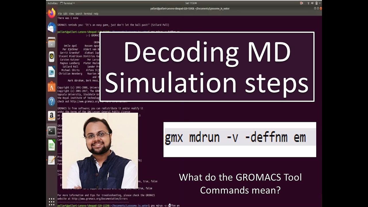 Understanding GROMACS Commands for Molecular Dynamics Simulations ...
