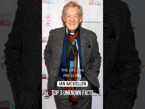 Ian McKellen: 3 Unknown Facts #facts #dailyfacts #shorts #ianmckellen #theatre #actor