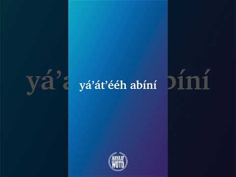 🗣 Yá’át’ééh abíní! Good morning! #🌅 #Navajo #language #diné #dinébizaad #learnnavajo #ndn