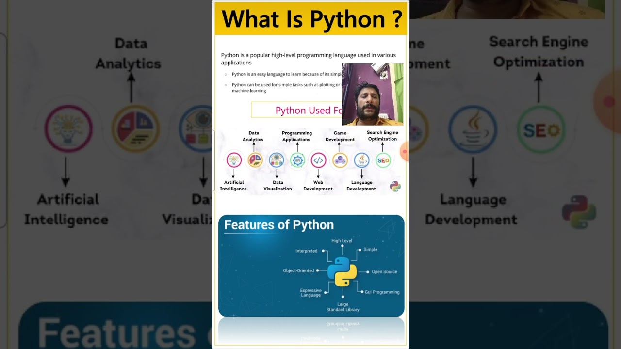 What is Python ? - Features of Python - Introduction to Python - #python #pythontutorial #kaashiv