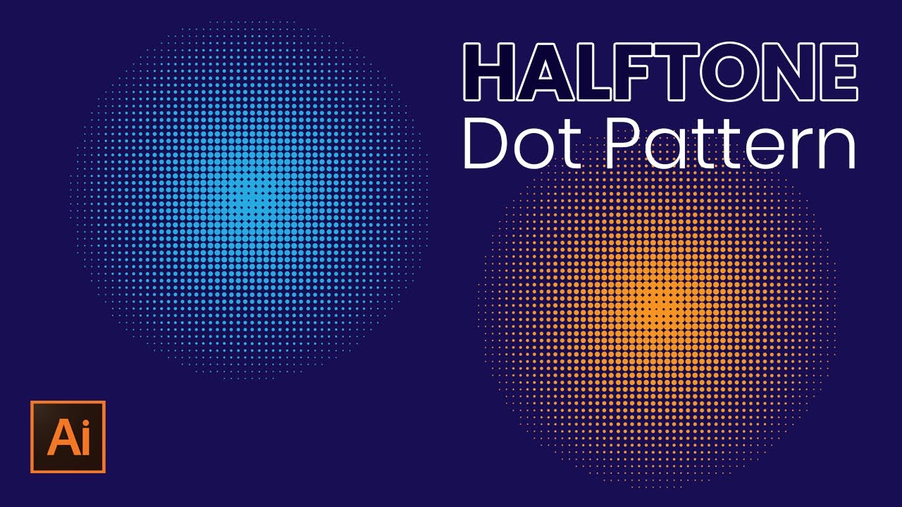 Halftone Dot Pattern in Adobe Illustrator | DesignMentor