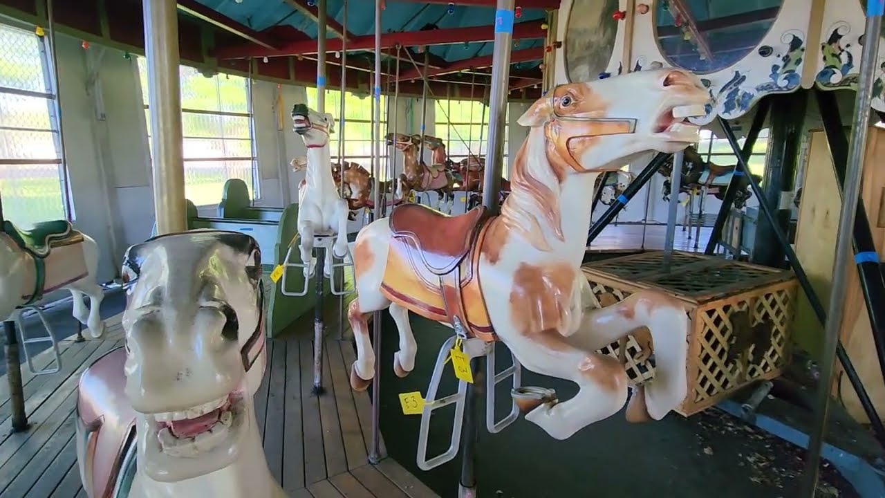 A Closer Look at the Allan Herschell Carousel in West Endicott Park
