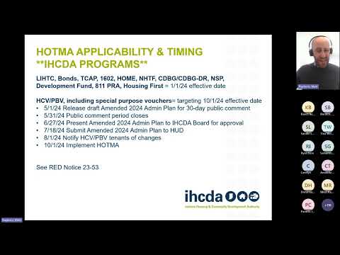 HOTMA Training - November 29, 2023