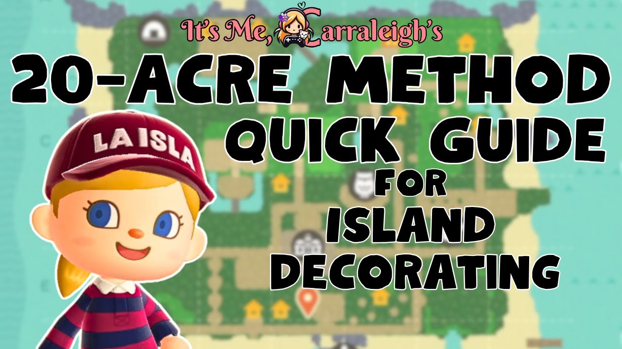 20-Acre Method Instructions & A Tour of My Forever Island! | Animal Crossing New Horizons