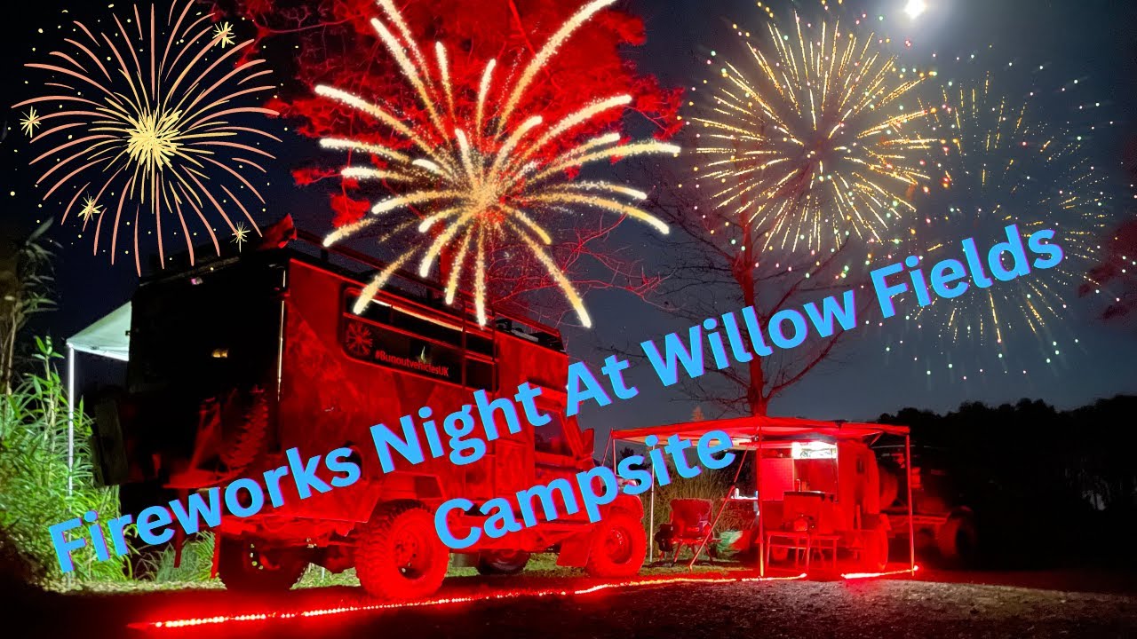 Weekend Away In The Overland Trailer | Silent Firework Display At Willowfields Campsite