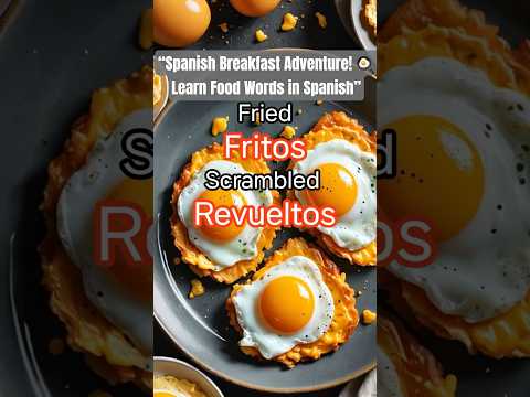 “Spanish Breakfast Adventure! 🍳 Learn Food Words in Spanish” #spanishdrill #spanishlanguage