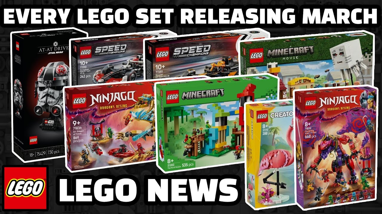 Every LEGO Set Releasing in March 2025