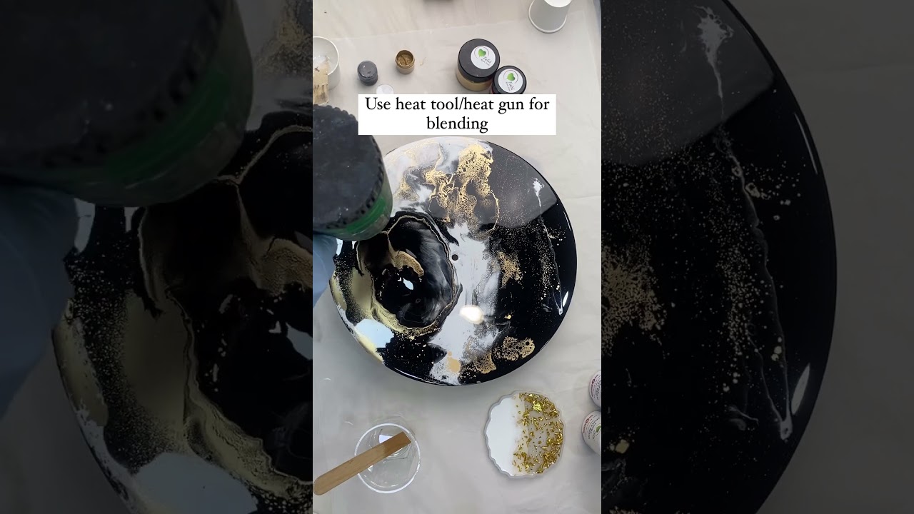 How to create a Resin clock | Resin Clock Making Tutorial | #resinclock #resinart #giftideas #shorts