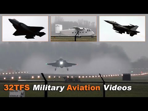 [4K] RARE: Austrian Skyvan | RNLAF CH-47D | RNLAF F-16's & F-35's | Leeuwarden AB