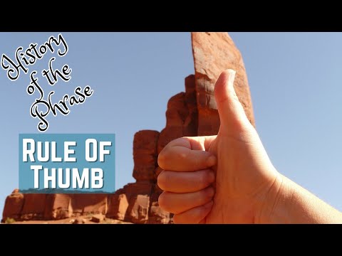 Rule of Thumb - Idioms | History of the Phrase with Meanings