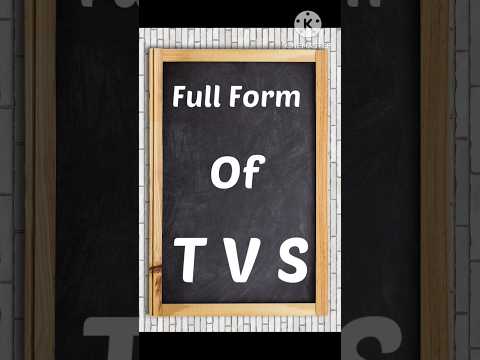 Full Form of TVS || What is the full form of TVS #crts #ucc #general #usb