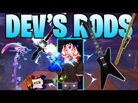 ๐ฃ๐ฅ I Got Almost EVERY Developerโs Rod in Roblox Fisch! ๐๏ธ๐