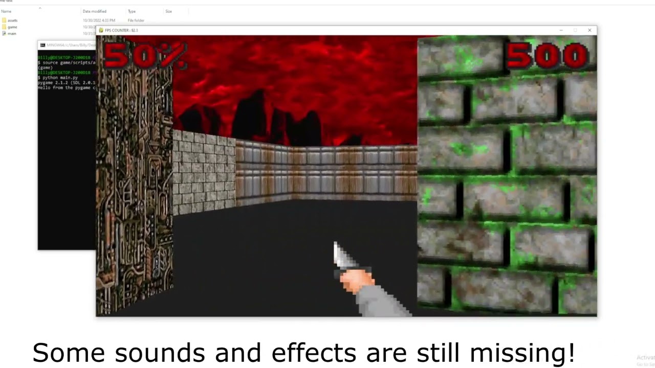 Doom Raycast Test - Python