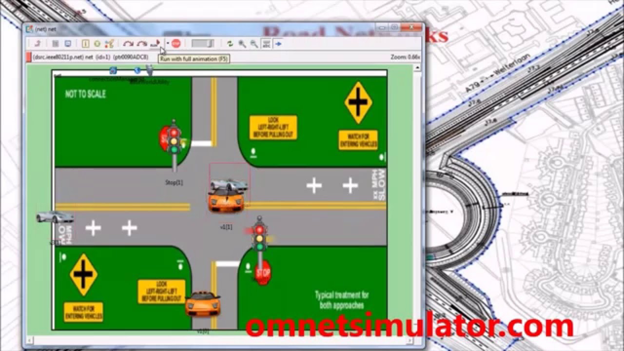 Road Networks using OMNeT++ Simulation Projects | OMNeT++