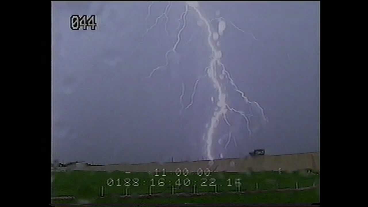 STS-135 Launch Pad Lightning Strike