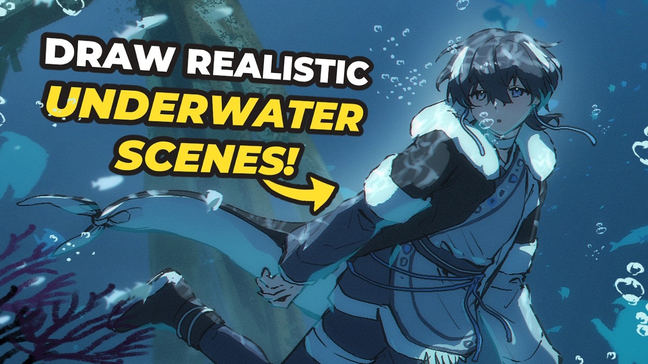 How to Draw Realistic Underwater Scenes