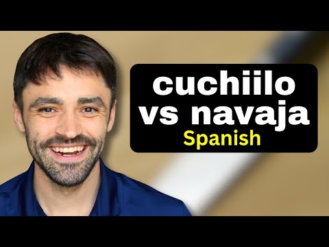 Spanish Nouns - Cuchillo vs Navaja | Spanish Grammar