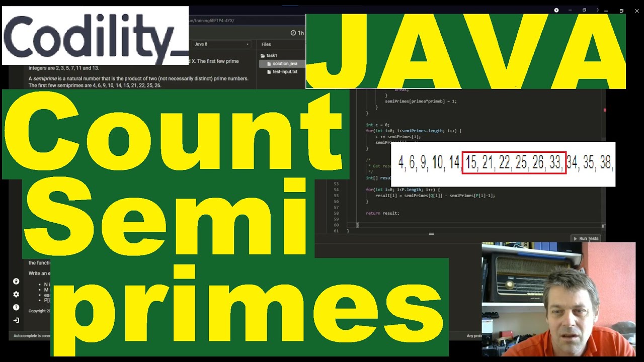 Codility Count semiprimes