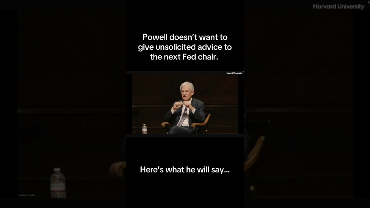 2 things Powell wants his successor to know about the Fed