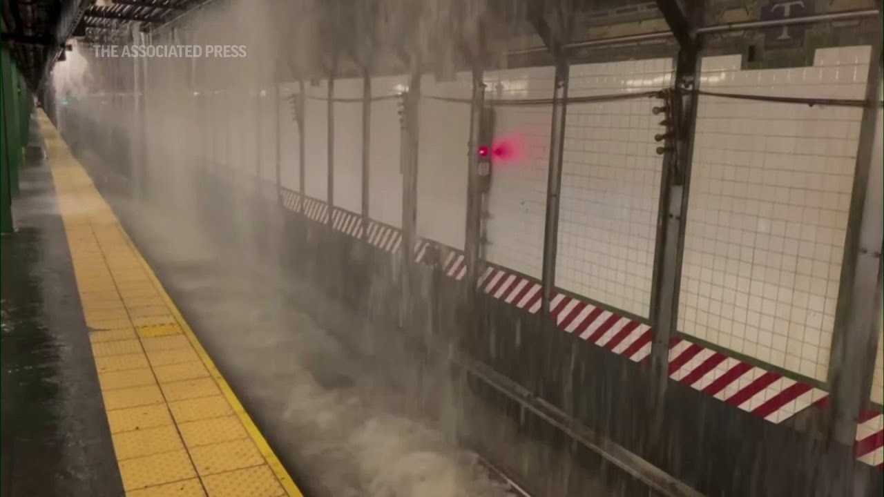 Water main break under NYC’s Times Square floods streets, subways ...