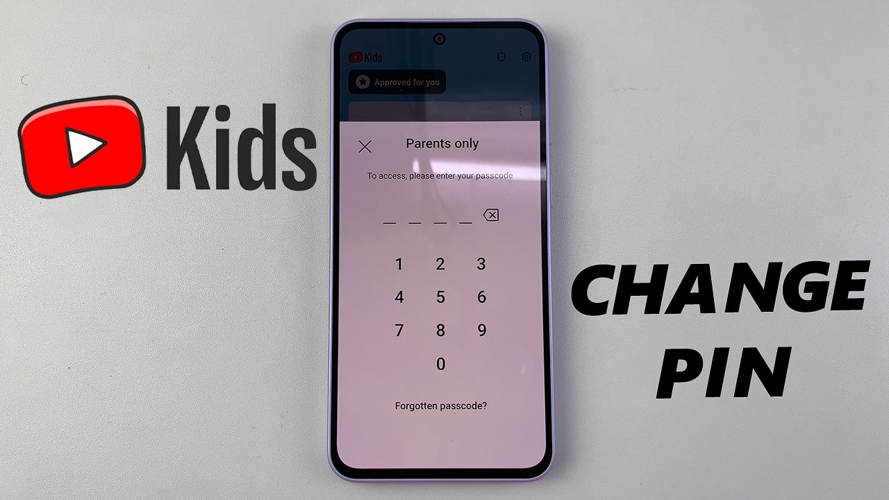 How To Change PIN On YouTube Kids