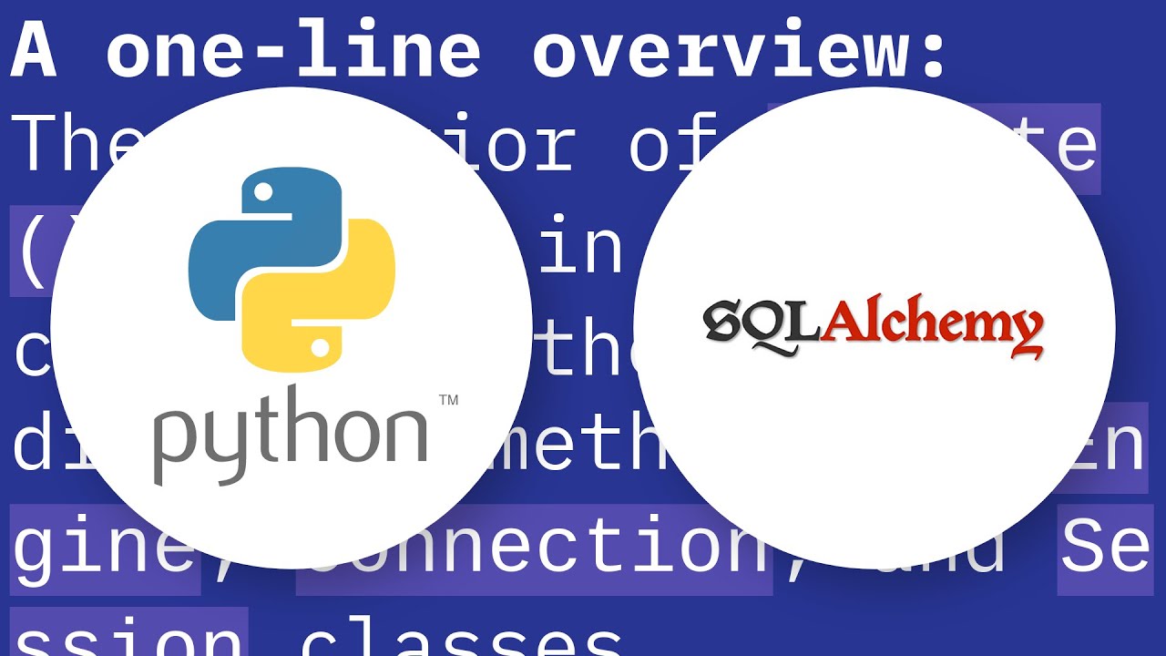 SQLAlchemy: engine, connection and session difference