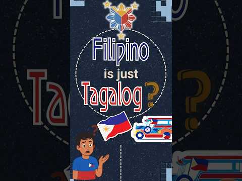 Filipino is just Tagalog?!