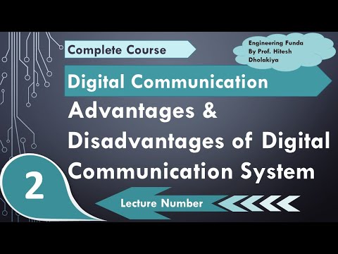 Learn Advantages and disadvantages of digital communication system with ...