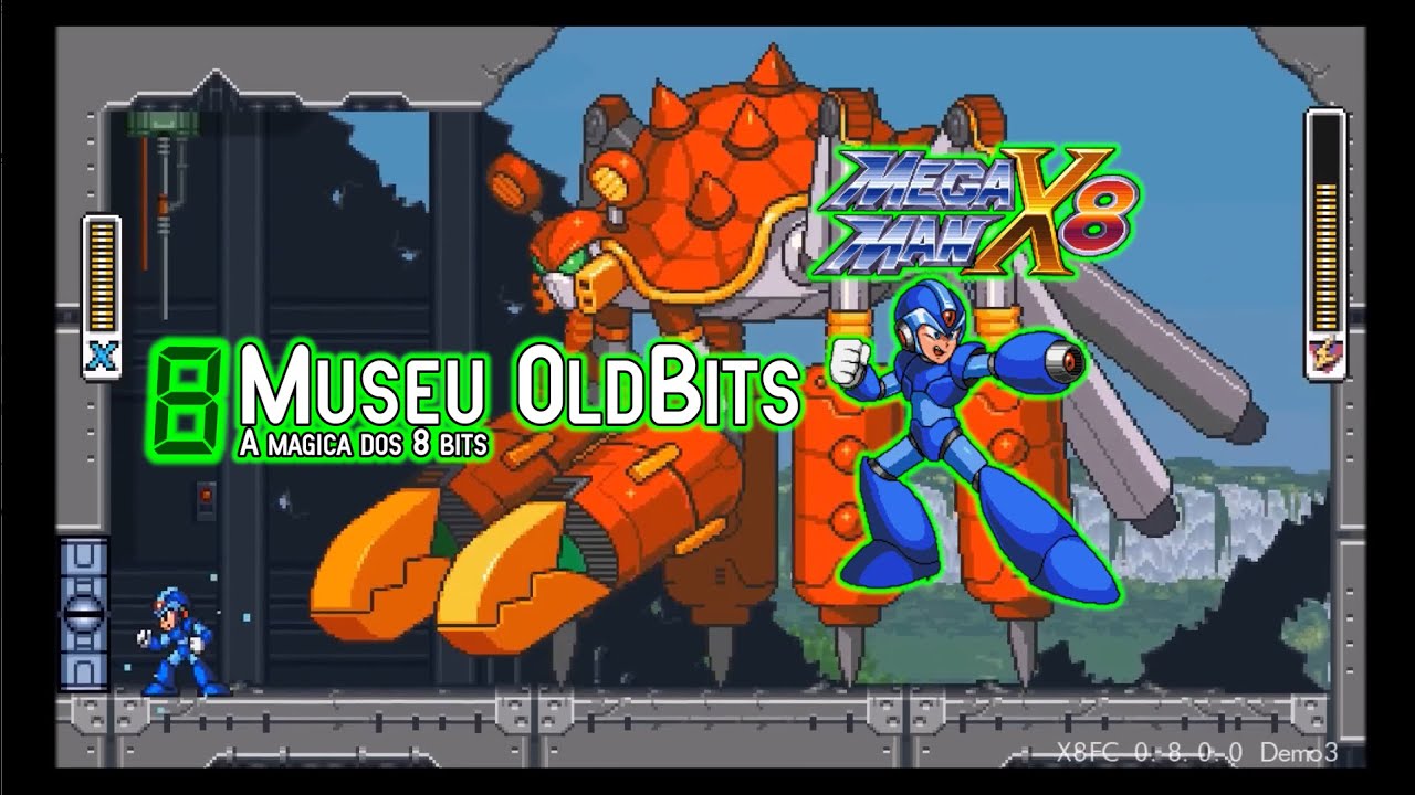 Mega Man X8 demake - partida completa