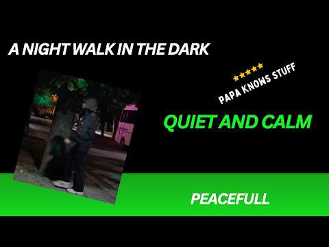 Walking the night Streets in Cranston, Rhode Island: Solemn Peaceful Streets After Dark