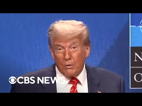 Trump speaks at NATO summit, defends U.S. strikes on Iran