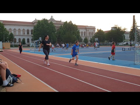 "Active evening in the park: Family sports and outdoor fun!"