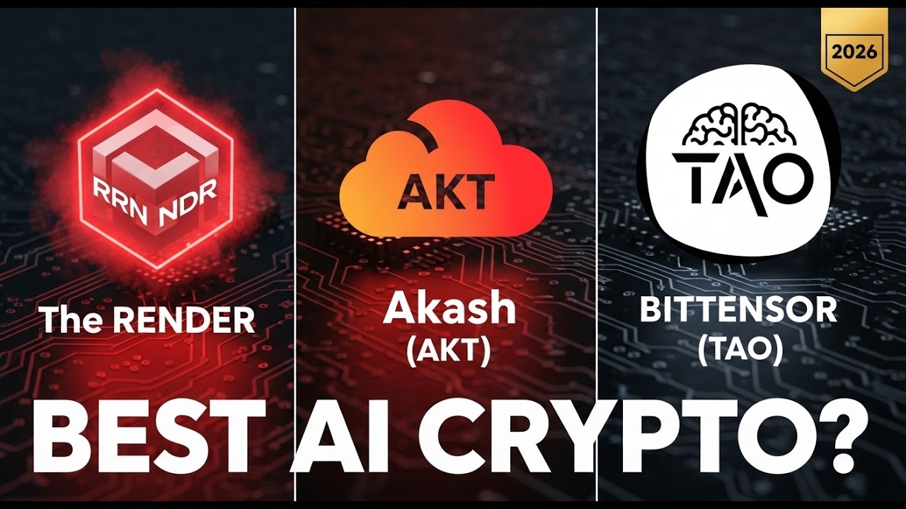 Render vs Akash vs Bittensor: Which is the Best AI Crypto for 2026?