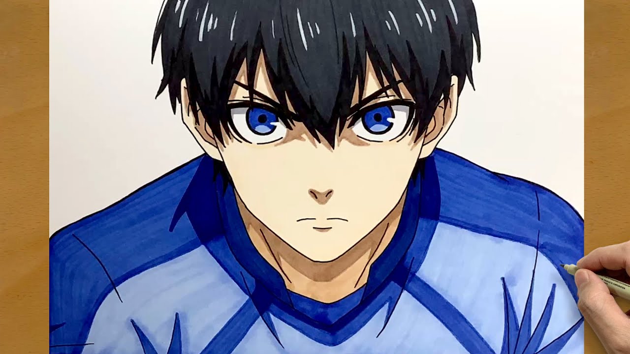 Draw Isagi Yoichi Like a Pro ✍️ | Blue Lock Anime Art