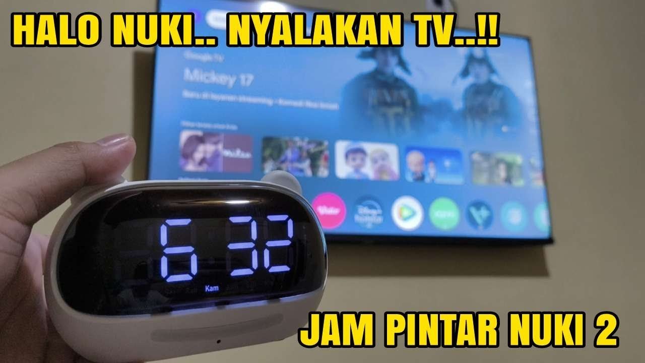 REVIEW JAM PINTAR NUKI 2‼️BISA DI SURUH NYALAIN TV DAN AC‼️