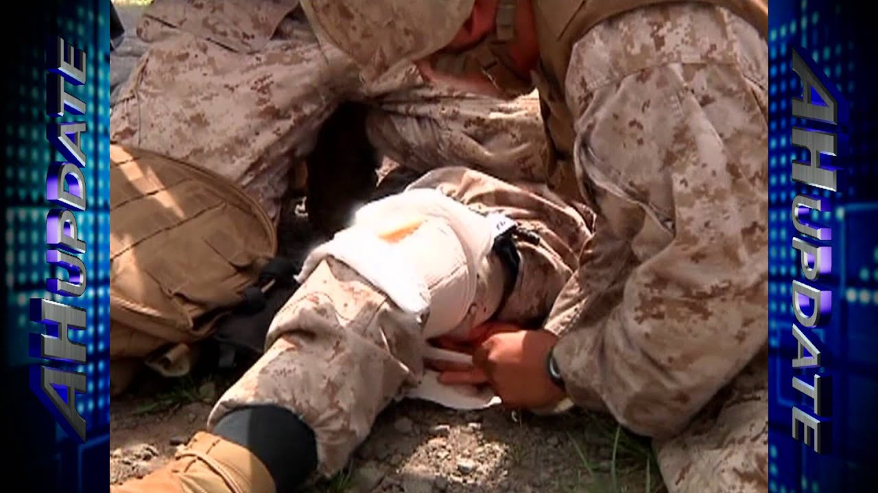 Naval Hospital Corpsmen Practice Emergency Procedure Scenarios